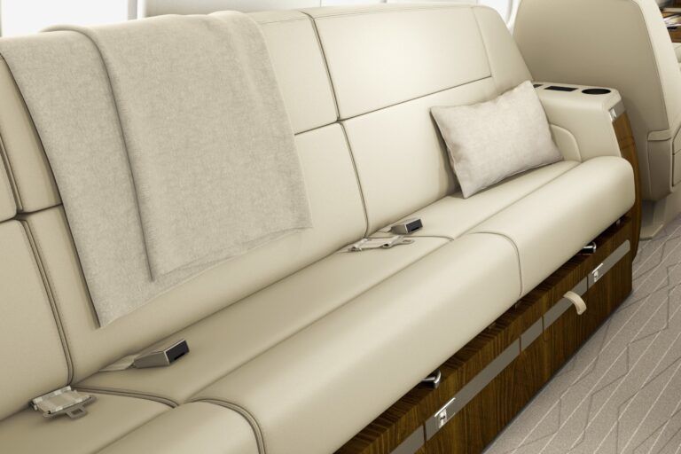 Aircraft cabin seat - Divan - Ipeco Holdings - for passengers / with ...