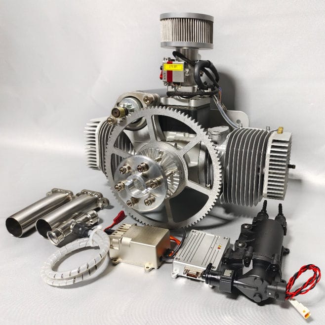 10 - 50hp piston engine - BE-20EFI - MajesticDragon UAV - 0 - 10kg ...