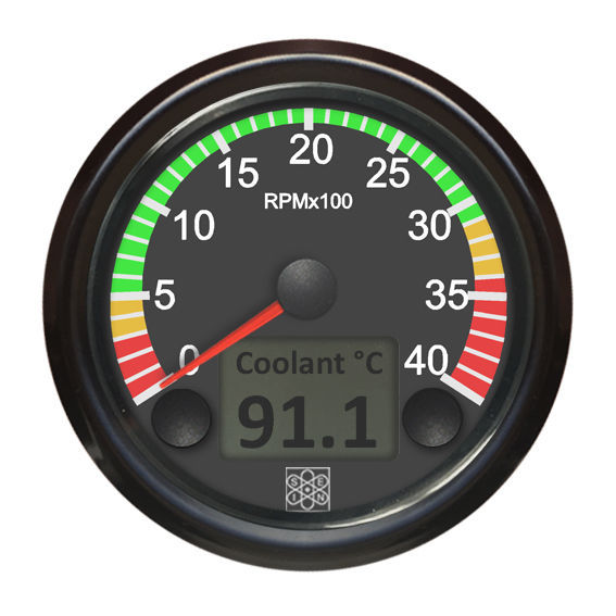 Analog tachometer - VSG12745 - San Giorgio S.E.I.N. s.r.l. - digital ...