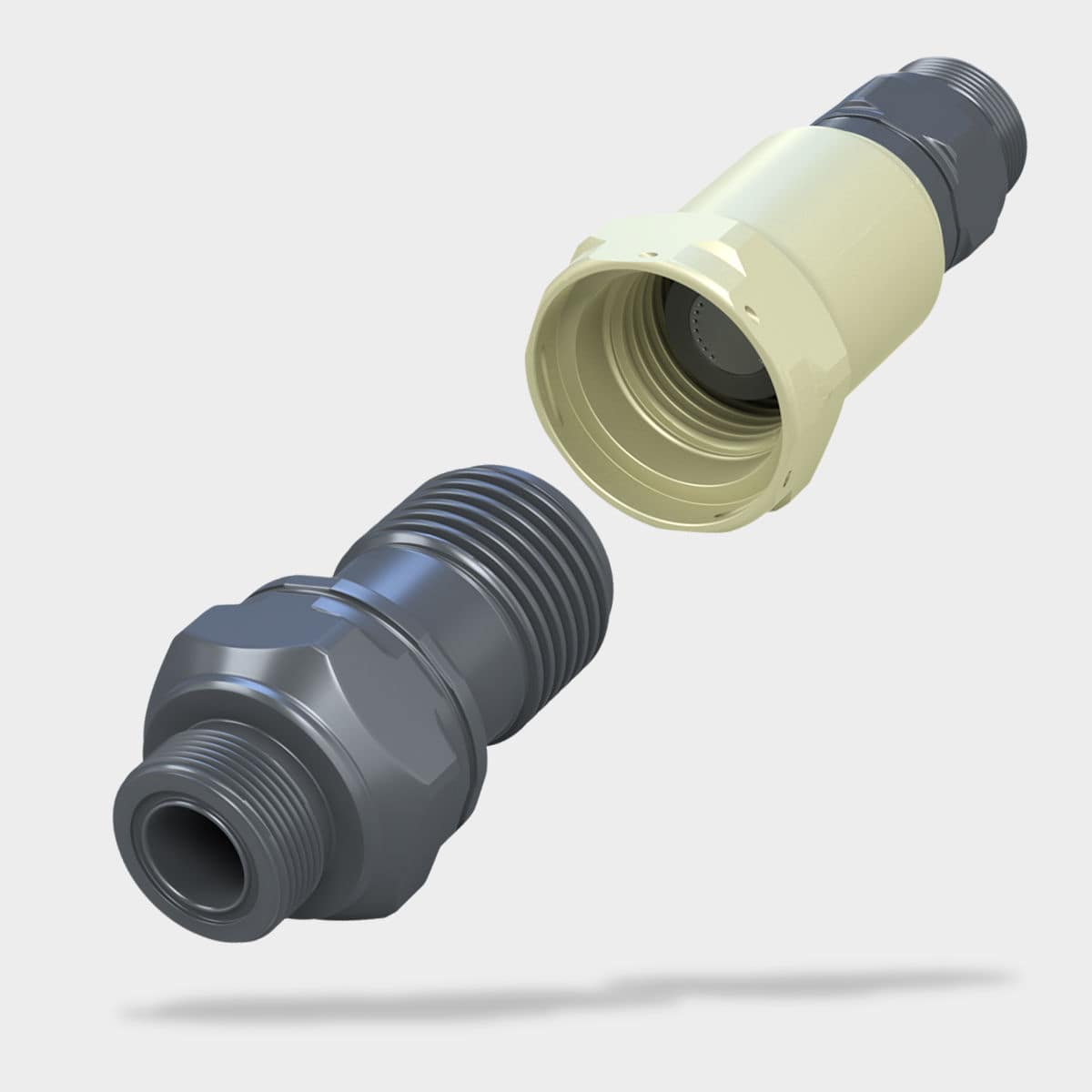 Quick coupling - SPF - STÄUBLI Connectors - threaded / straight / for air