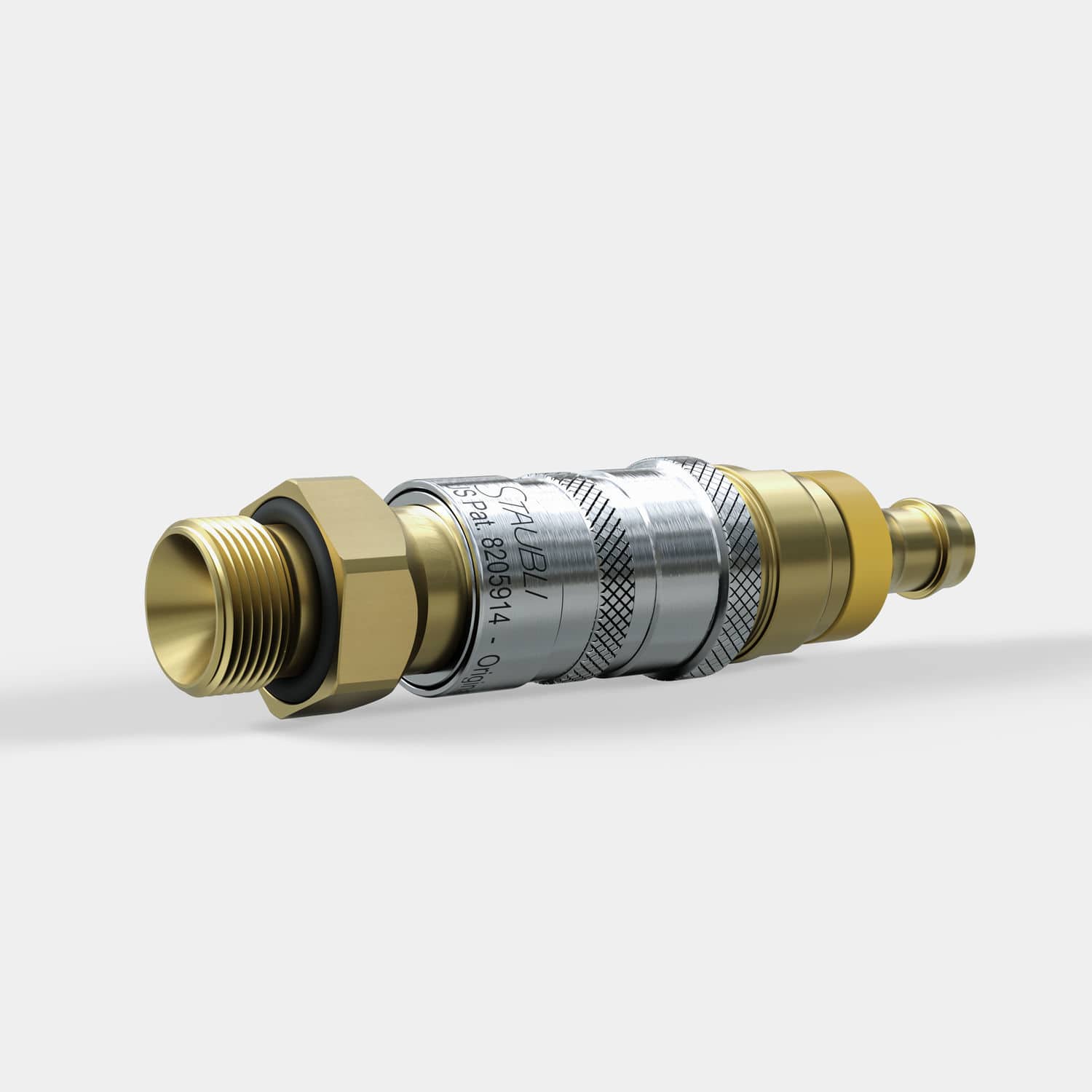 Quick coupling - CBI series - STÄUBLI Connectors - straight / for gas ...