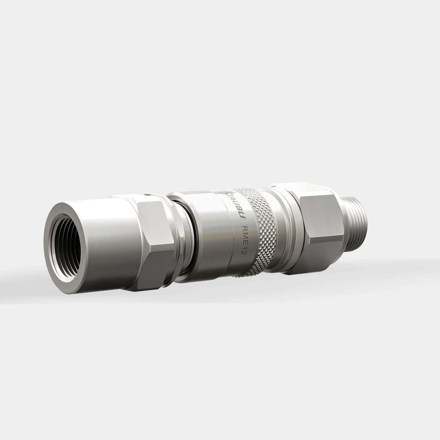 Quick coupling - RME series - STÄUBLI Connectors - straight / for gas / hydraulic