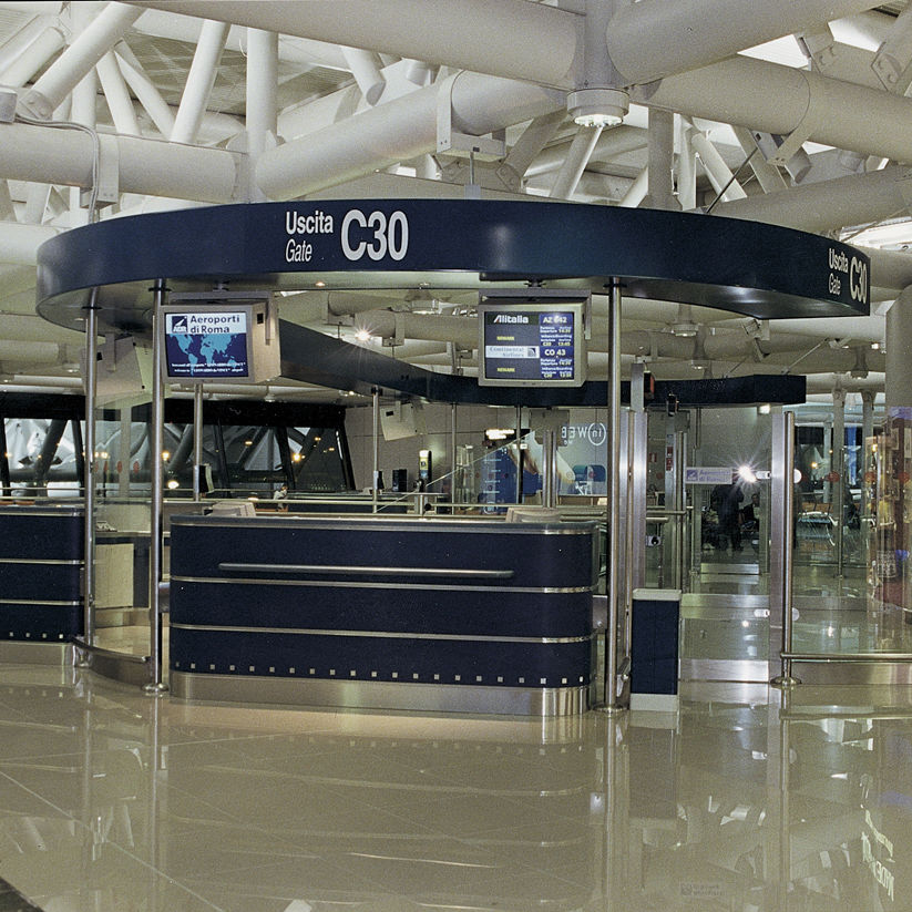 Boarding counter - Banco di imbarco Roma - CUTINI GROUP SRL ...