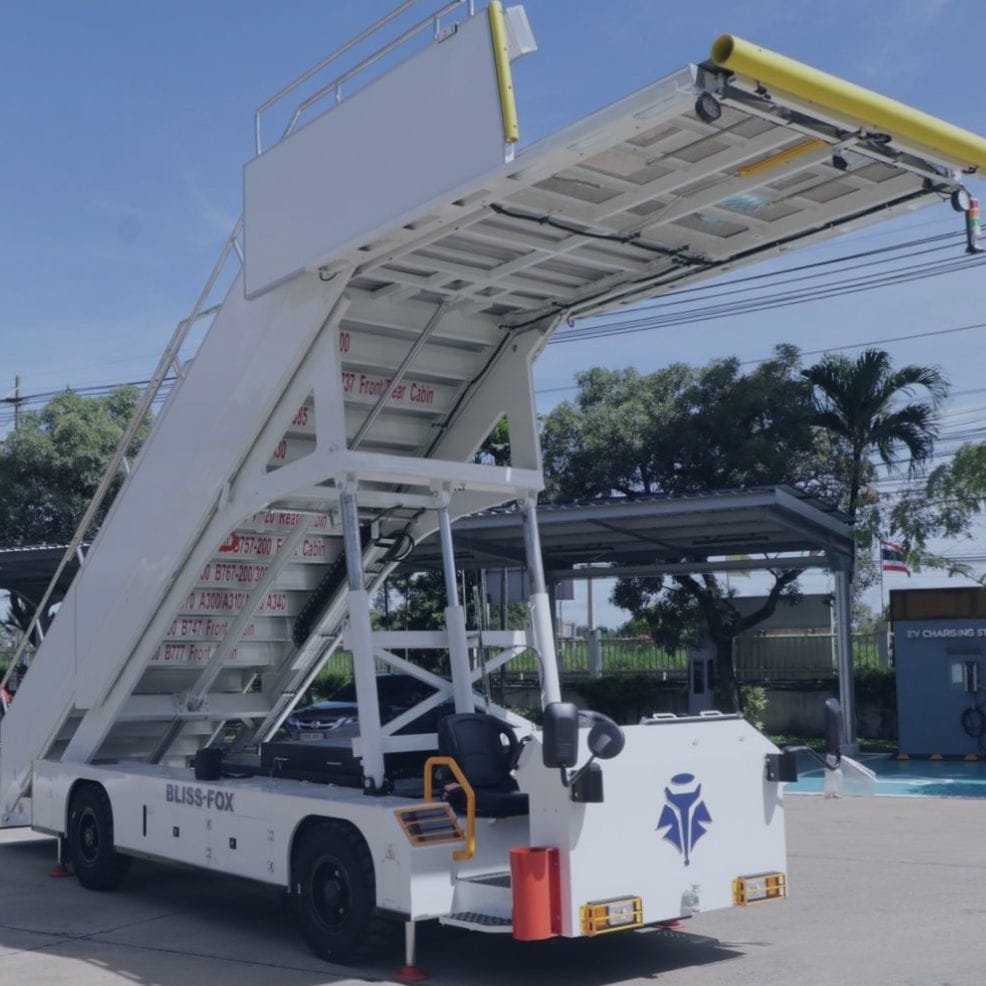 Boarding stairs - PSS series - BLISS-FOX by Panus GSE - self-propelled ...