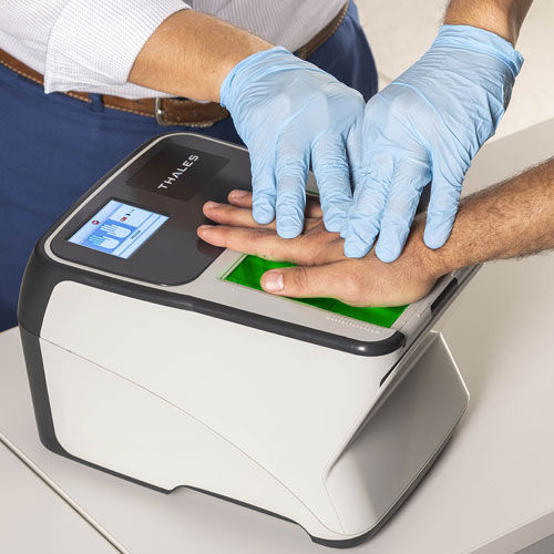 Palm fingerprint scanner - CS500q - Thales - Cybersecurity & Digital ...