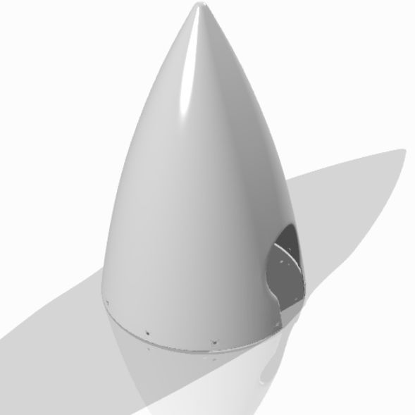 12 -14in aircraft spinner - TCB0752637-16 - TCB Composite - two-bladed ...