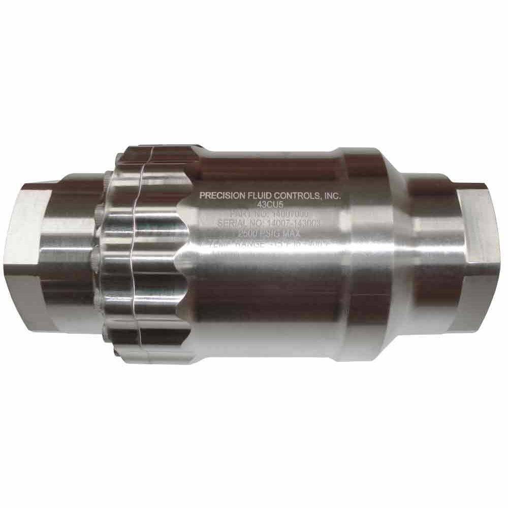 Poppet check valve - 14007 - Precision Fluid Controls