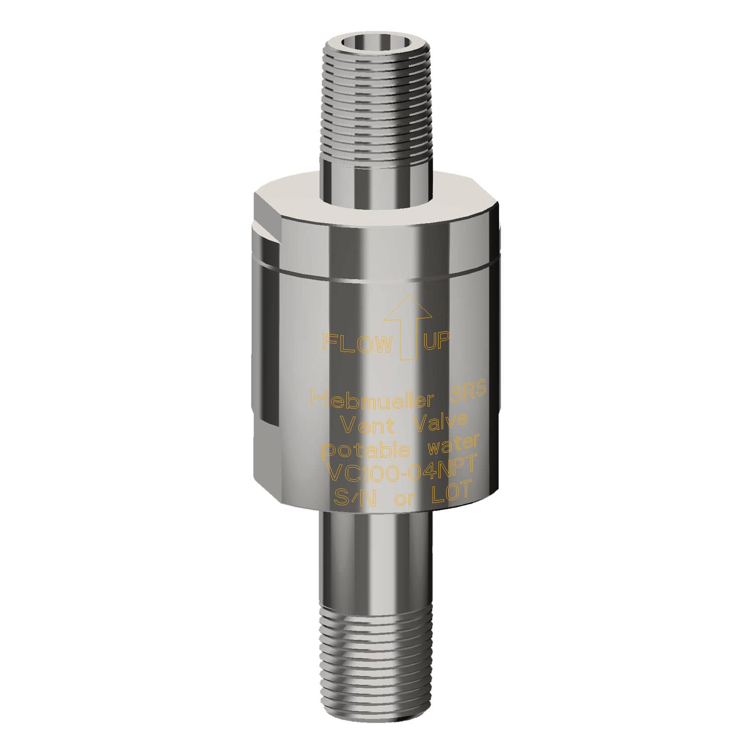 Potable water valve - VC100-04NPT - Hebmüller Aerospace - for aircraft ...