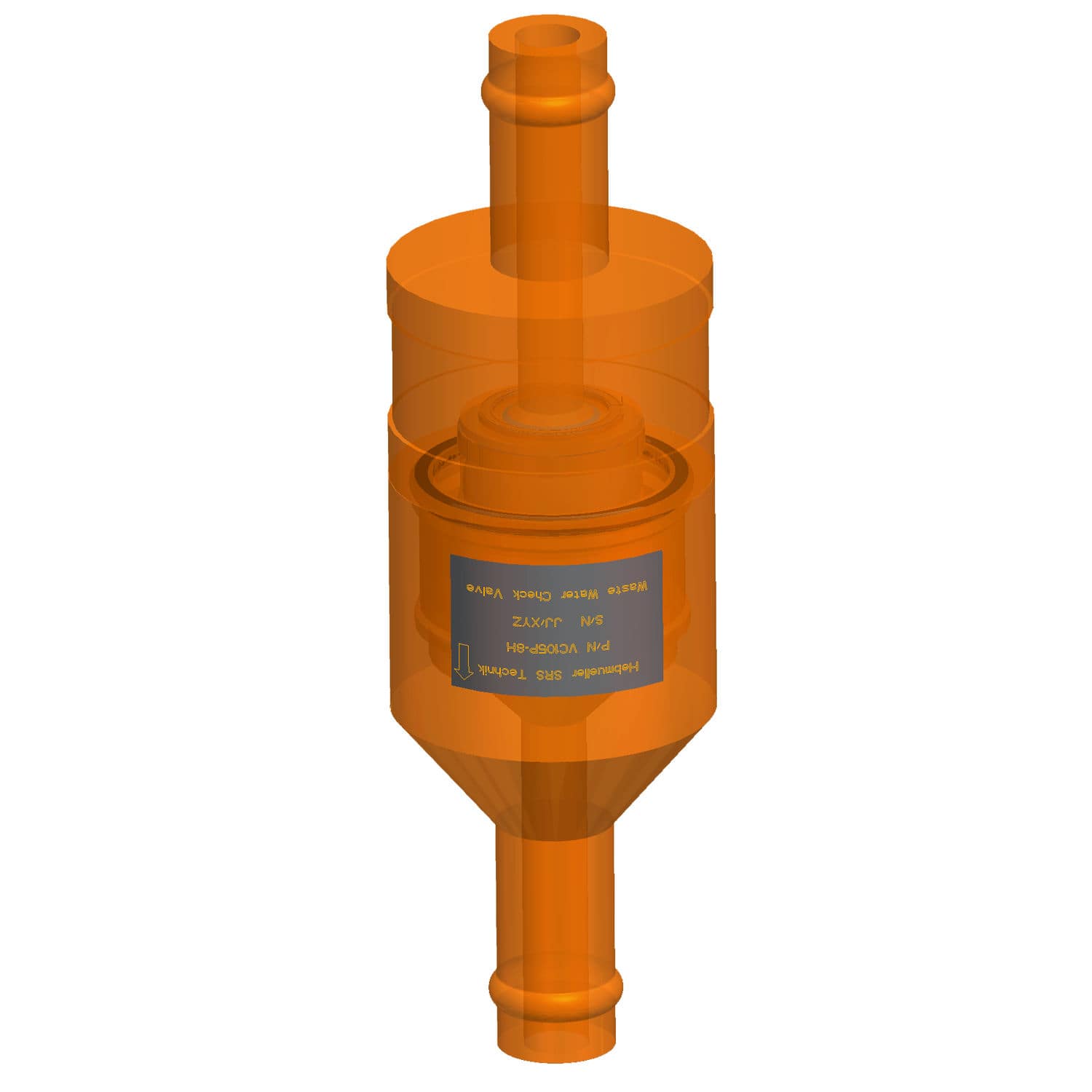 Poppet check valve - VC105P-8H - Hebmüller Aerospace - for light ...