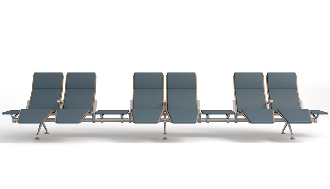 Airport beam chair - Recliner - IMAT - multiplace / with armrests