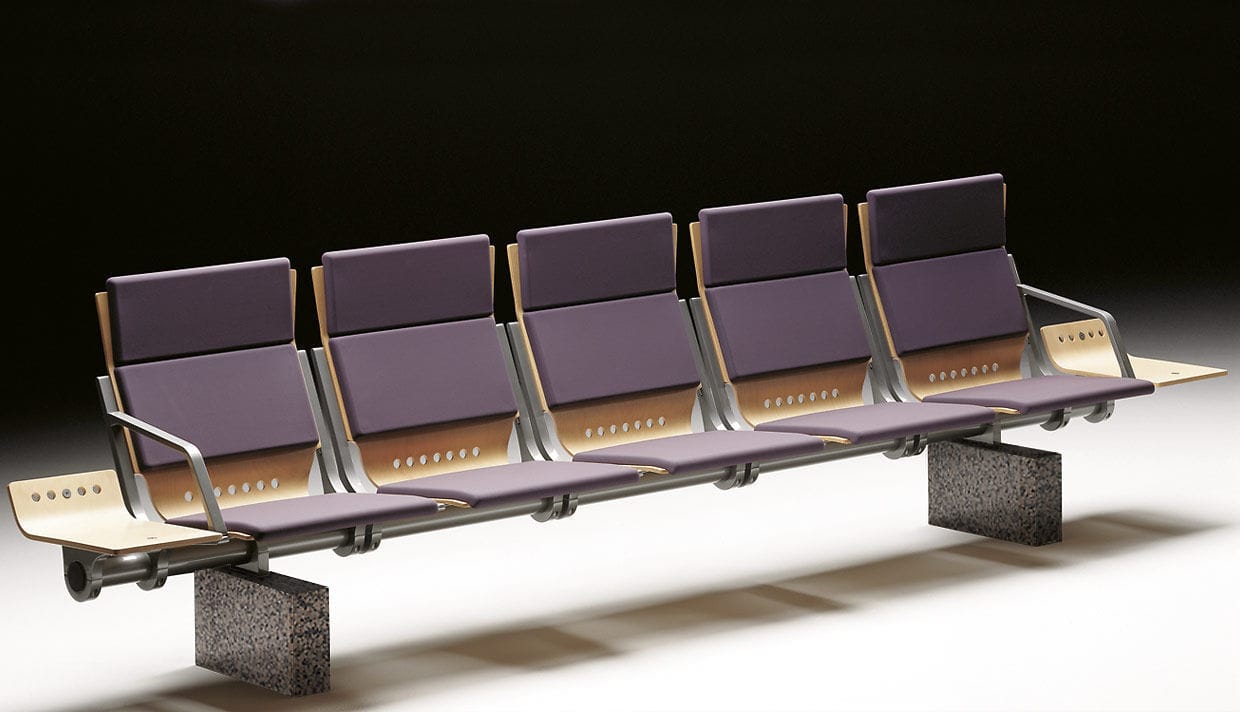 Airport beam chair - RELAX MW - IMAT - multiplace / with table ...
