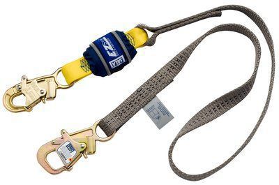 Webbing fall arrest lanyard - 1246229 - Capital Sala - shock absorbing