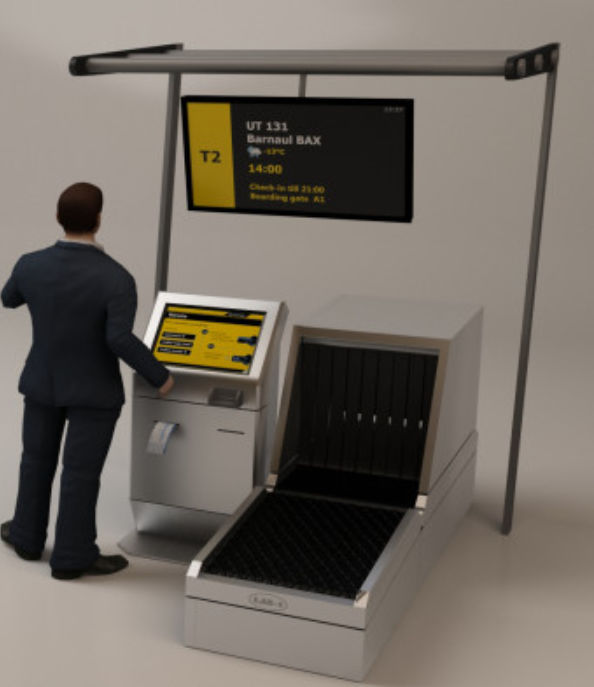 Check-in counter - IS-BagDrop series - Integral Systems - boarding ...
