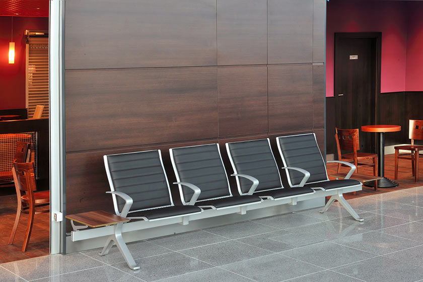 Airport beam chair - FLY II - REAL - 3-seater / 4-seater / 2-person
