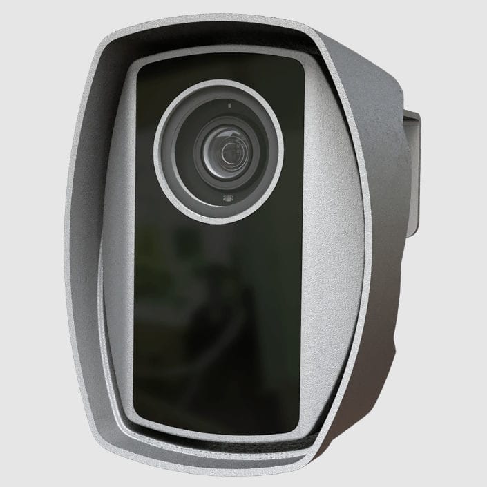 Video surveillance camera - EINAR - Adaptive Recognition - for airport ...