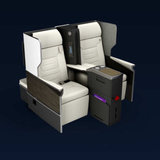 Aircraft cabin seat - Aura Enhanced - Safran Seats - business class ...