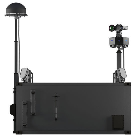 RF drone detection system - AARTOS™ Shelter - Aaronia AG - fixed / 360°