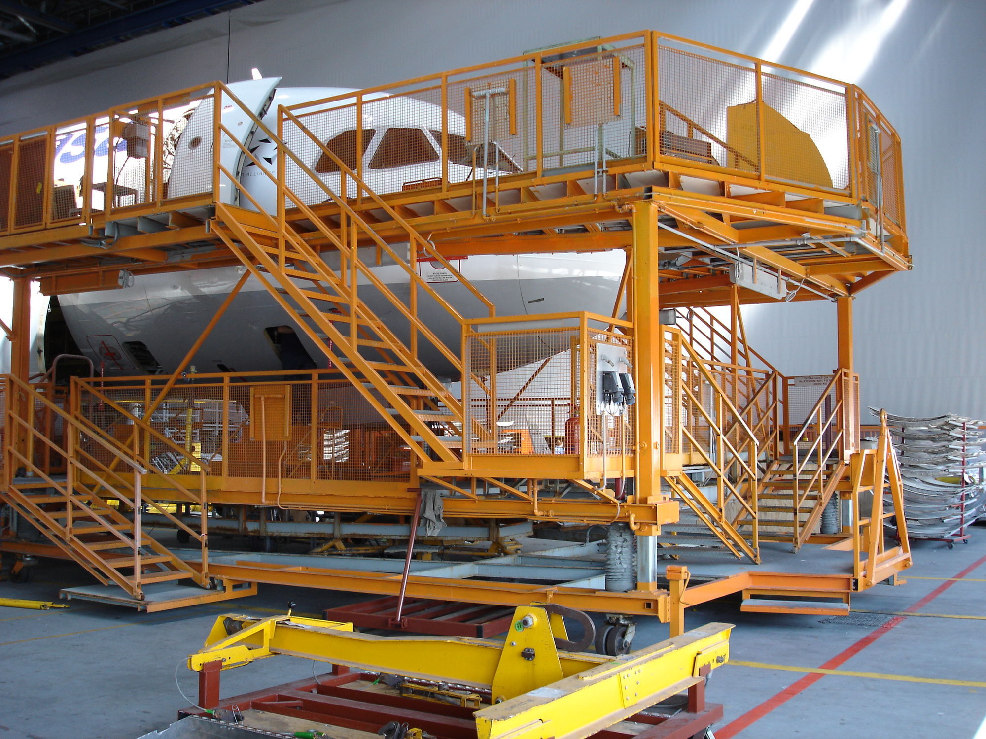 Aircraft nose dock - 51 - Shanghai Ifly GSE Co.,Ltd. - fuselage / wing ...