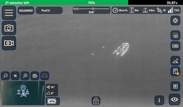 Piloting software - HYSTRIX - DIODON DRONE - for aeronautics / for drones