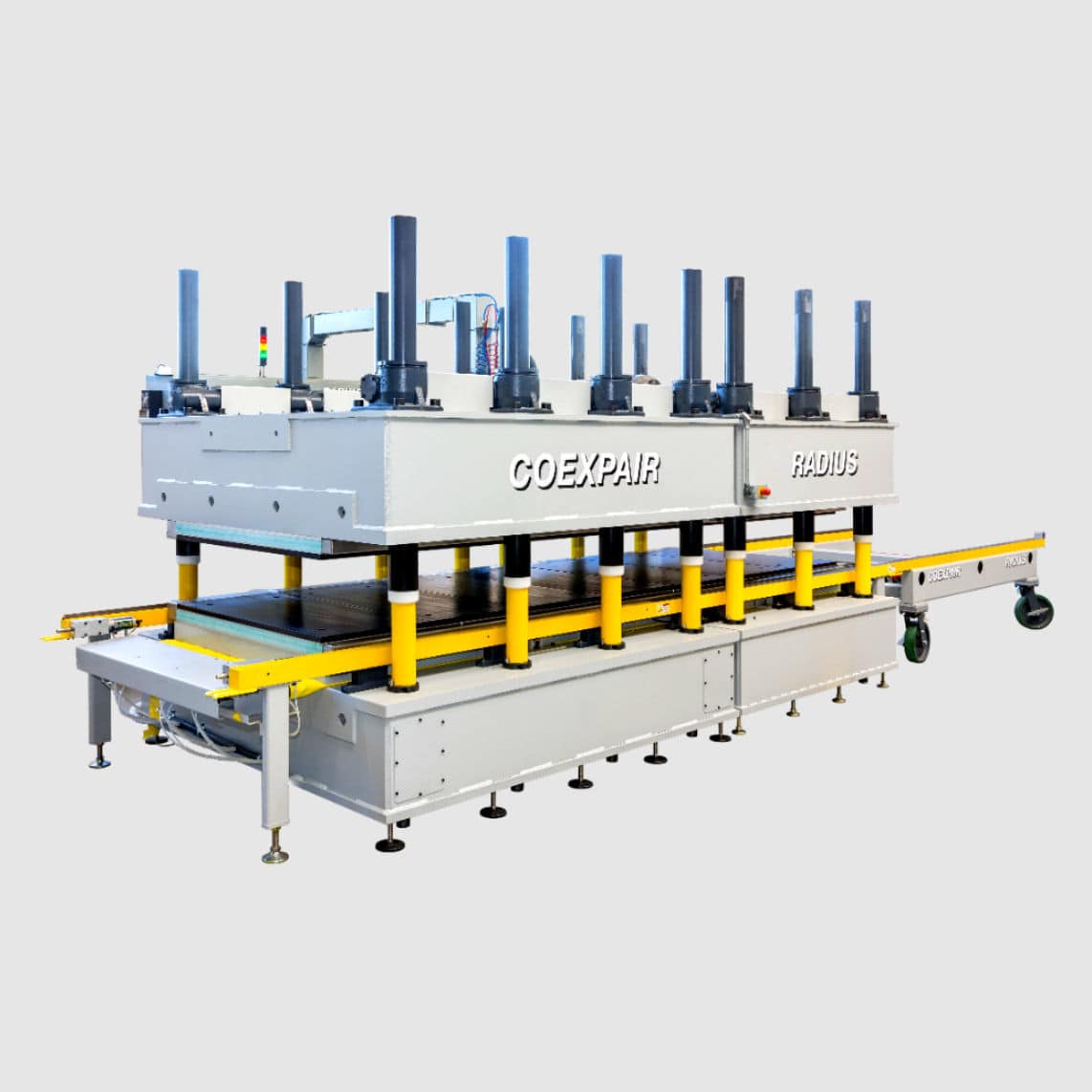 Electric press - Coexpair s.a. - forming / for aeronautics / vertical