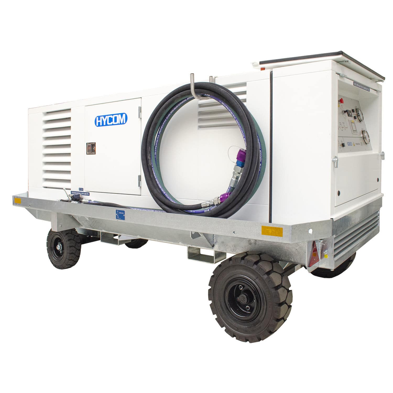 Mobile hydraulic power unit - HT2000-E-X350 - Hycom B.V. - for aircraft ...