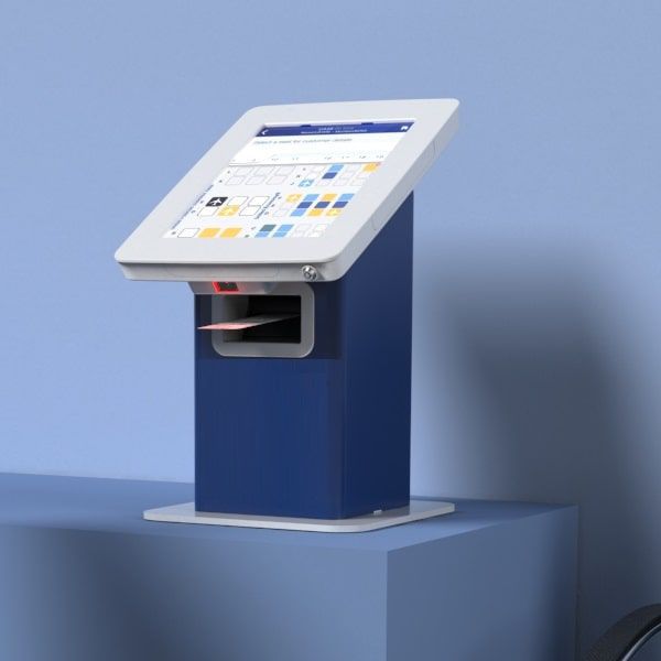Countertop check-in kiosk - P - imageHOLDERS - with printer / with ...