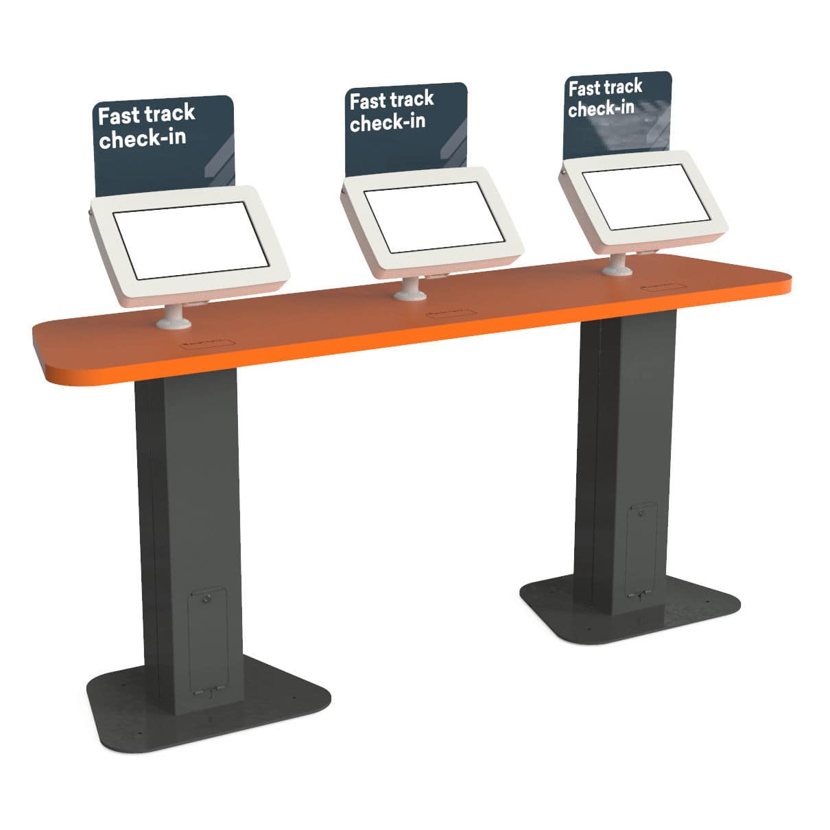 Airline check-in kiosk - T-series Triple Terminal - imageHOLDERS - with ...