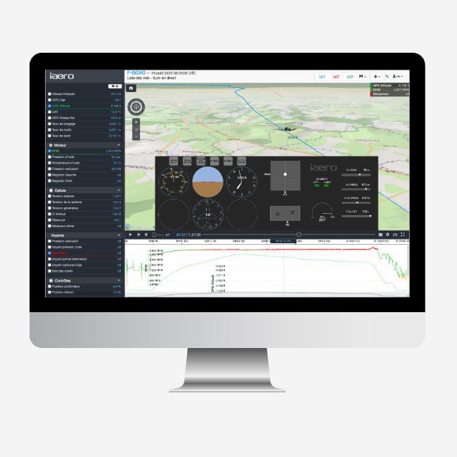 Analysis software - APIBOX - i2A - iAero - monitoring / for aeronautics