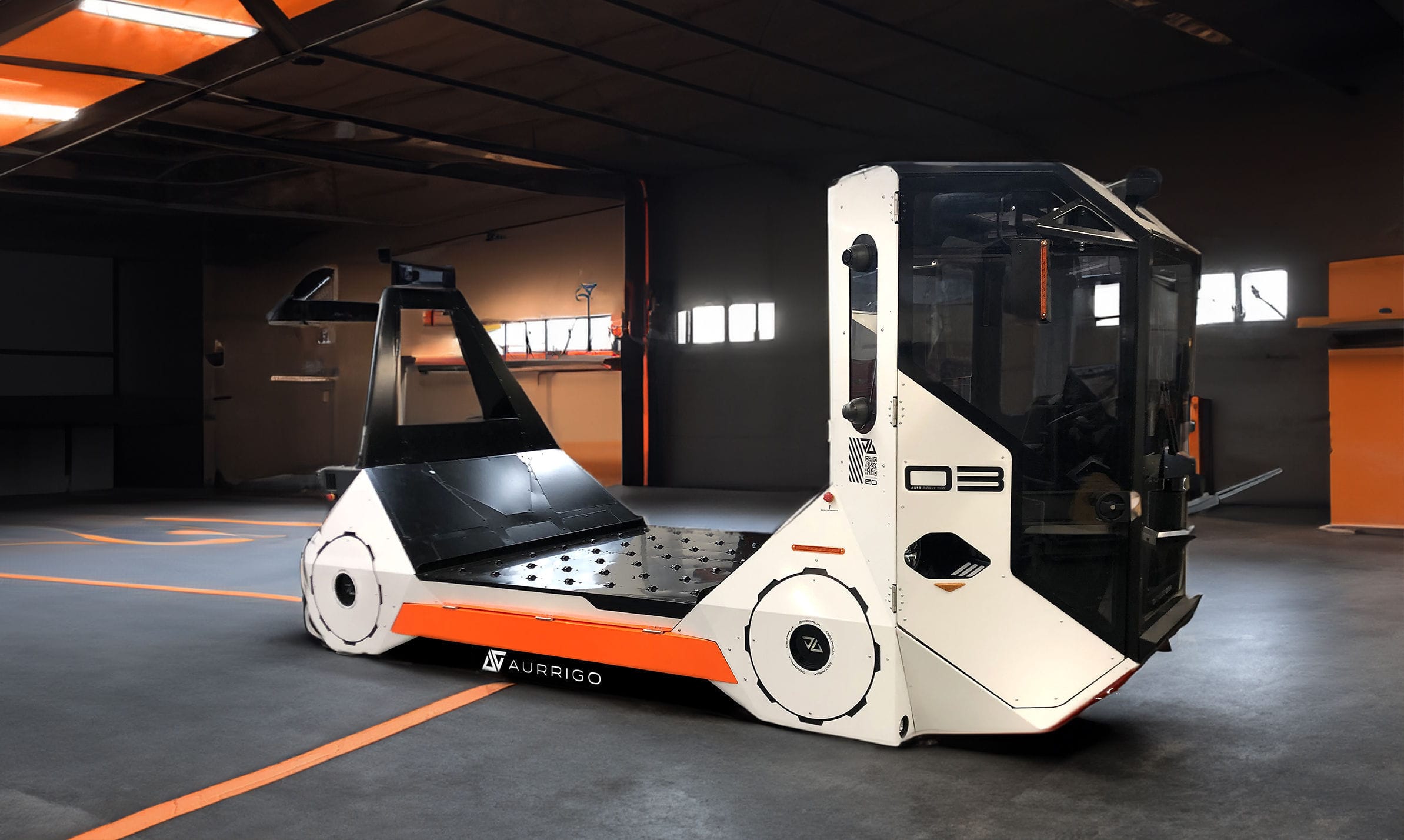 Towing tug - AUTO - DOLLY TUG® - Aurrigo - for luggage trolleys ...