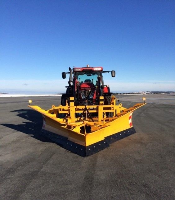 Airport runway snow plow - PS - VAMMAS - for airport / with tilting blade
