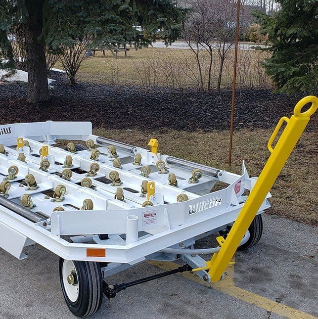 Container dolly - Wilcox GSE - pallet / 2-axle / for air cargo