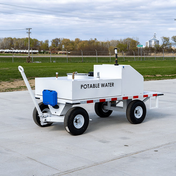 Towed potable water cart - CPW-100 series - Stinar LLc. - for airport