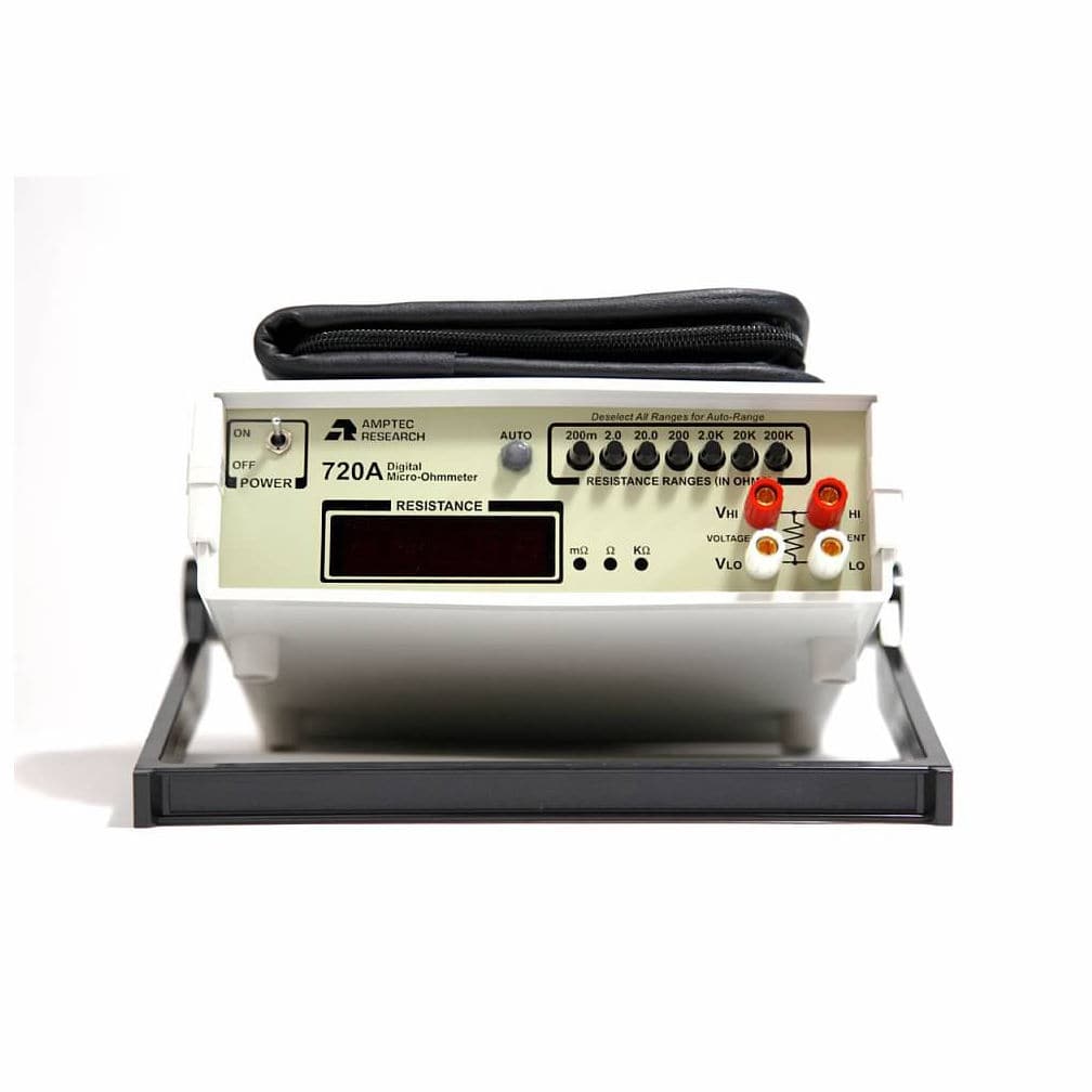 Portable micro-ohmmeter - 720A - Amptec Research - 4-wire / for the ...