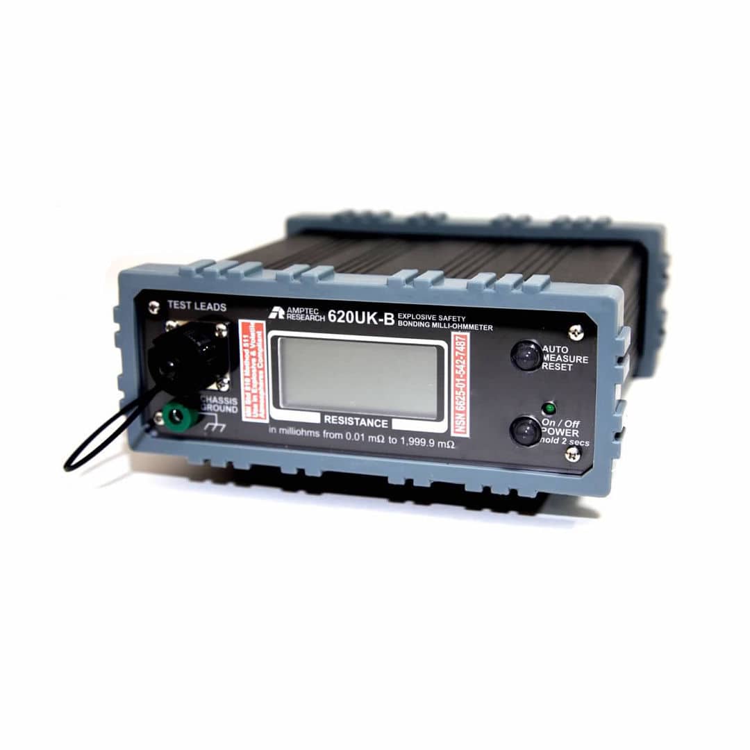 Portable milliohmmeter - 620UK-B - Amptec Research - 4-wire / for the ...