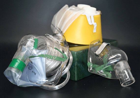 Aircraft oxygen mask - 02C52T04-1 - O2 Corporation