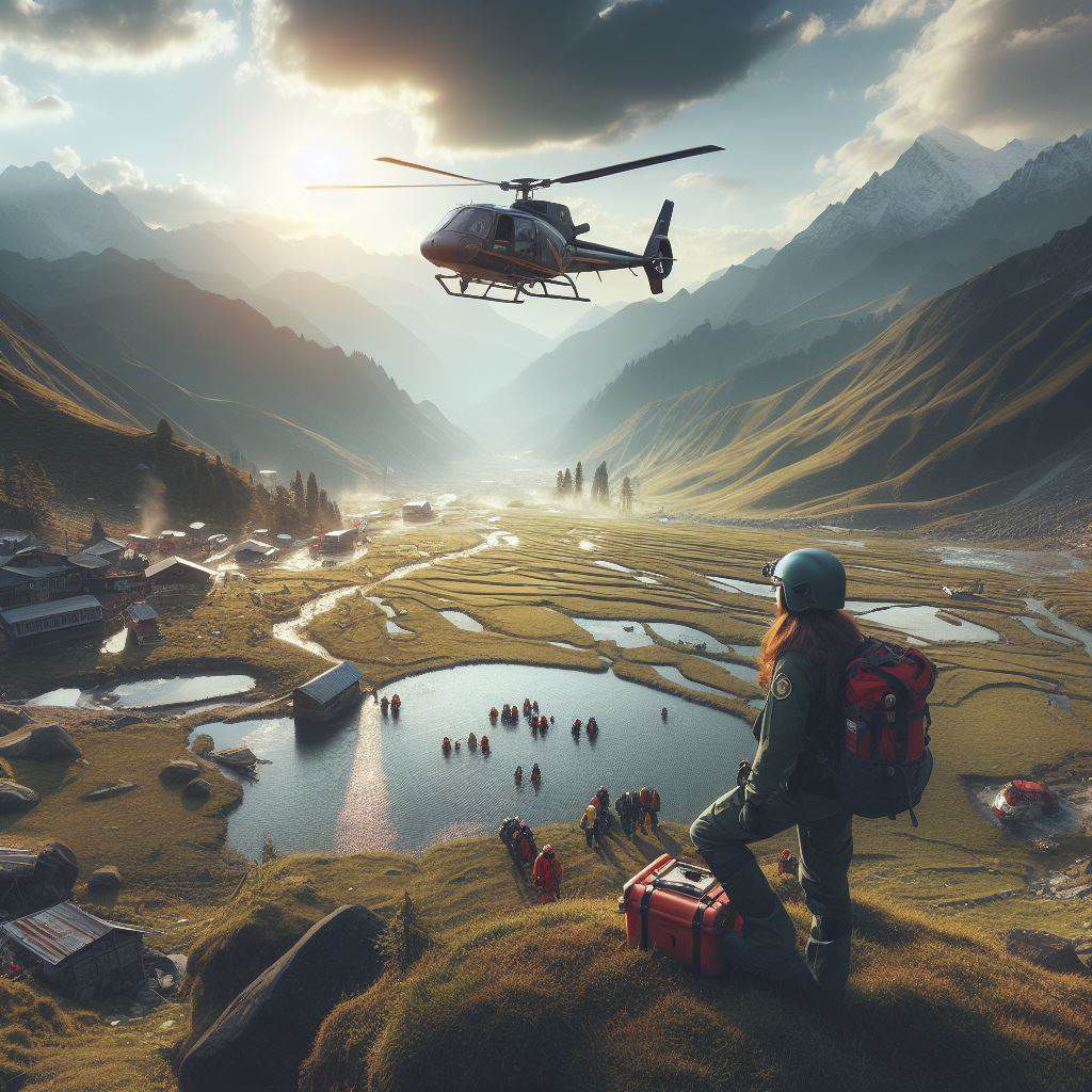 Droppable landing mat - ATFLAGxx - Alternativ Technology - for helicopter