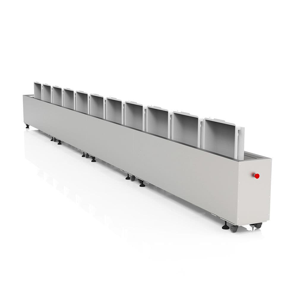 Roller tray return system - BG-TRS02 - Safeagle - baggage / modular ...