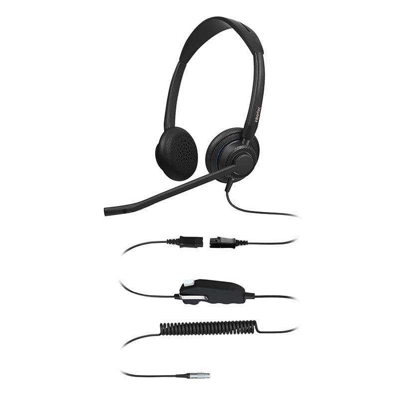 Air traffic management headset - UB810DP - Inbertec - for air traffic ...