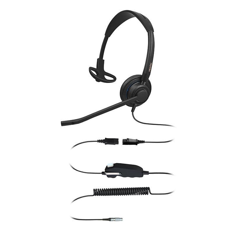 Air traffic controller headset - UB810P - Inbertec - for air traffic ...