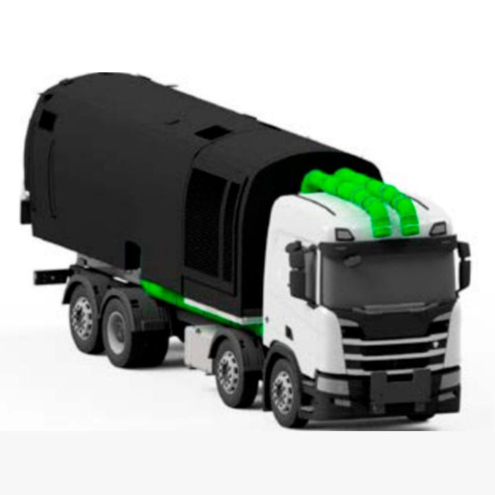 Ultra high-pressure washing truck - compact 100 - Maschinenbau Cernota ...