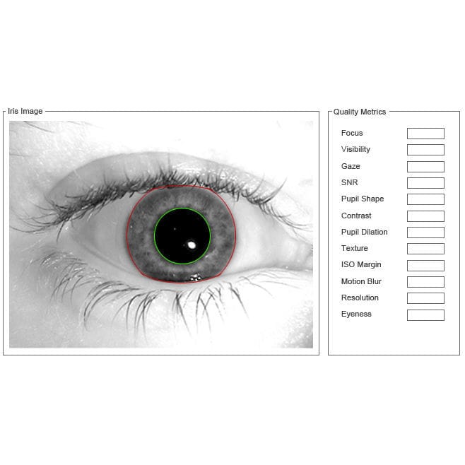 Programming software - iData™ SDK - IRIS ID - quality / analysis / iris ...