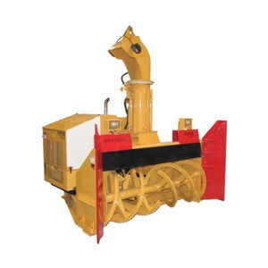 Backhoe loader-mounted snow blower - RPM52R - R.P.M. TECH INC. - for runway