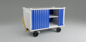Ground support baggage cart - WASP, INC. - 4-wheel / open