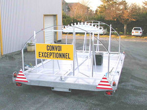Handling trolley - ERME SAS - for aircraft maintenance / for engines