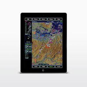 Aircraft FMS - IFD545 - Avidyne - CDU / with GPS/NAV/COM / touch screen