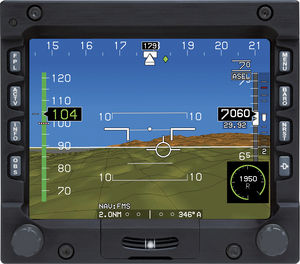 EFIS - IDU-680 - Genesys Aerosystems - for aircraft / LCD / with GPS