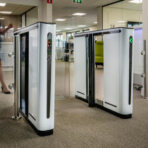 Speedgate with card reader - Lifeline Open - Boon Edam - for airport