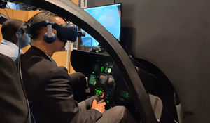 Flight simulator - CrewView - FlightSafety International - aircraft ...