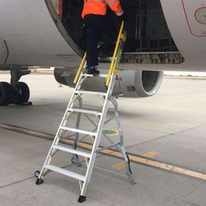 Maintenance stepladder - LNCEELITE - LockNClimb, LLC - for airplane