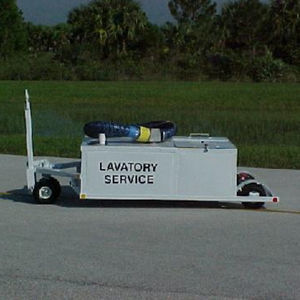 Towed lavatory cart - PNX-LC50 - Phoenix Metal Products Inc. - for airport